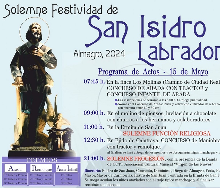 San Isidro Labrador Fiesta y tradición en Almagro este 15 de mayo ...